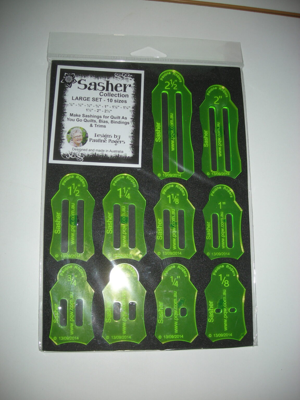 Sasher Collection Large Set 10 Sizes W/ Book by Pauline Rogers – The ...