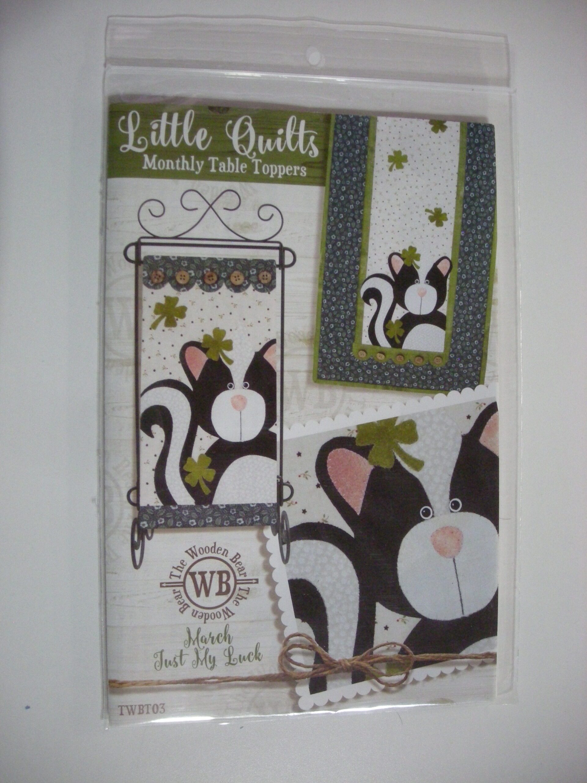 The Wooden Bear Monthly Table Toppers March TWBT03